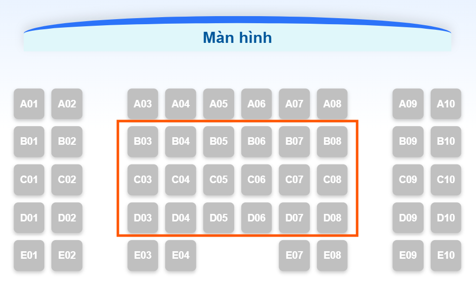 Cách chọn vị trí ghế trong rạp chiếu phim Lotte Cinema thoải mái nhất