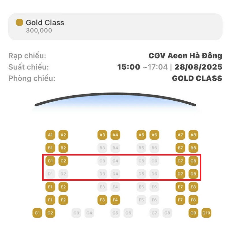 Cách chọn vị trí ghế trong rạp chiếu phim CGV: Ngồi đâu đẹp nhất?